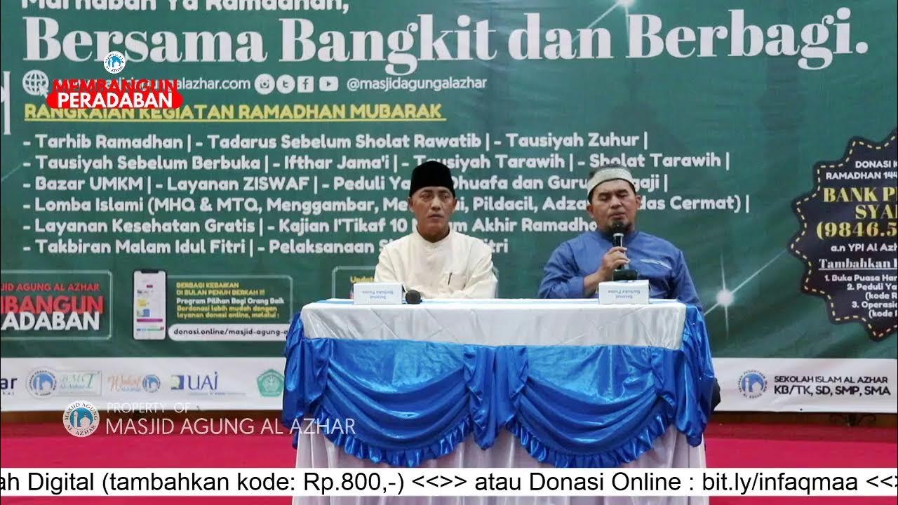 Tausiyah Sebelum Berbuka 28 Ramadhan 1444 - Dr. H. Bukhari Muhtar, M.A - YouTube