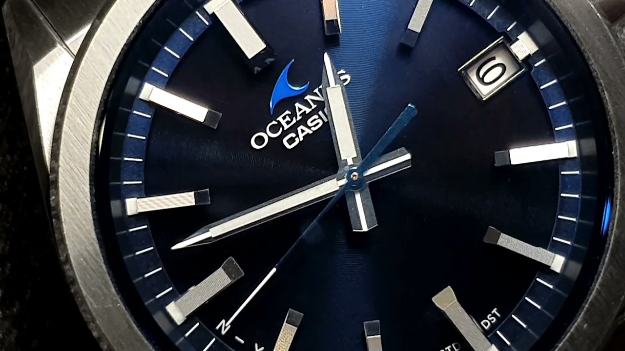 Casio Oceanus T200 a closer look. - YouTube