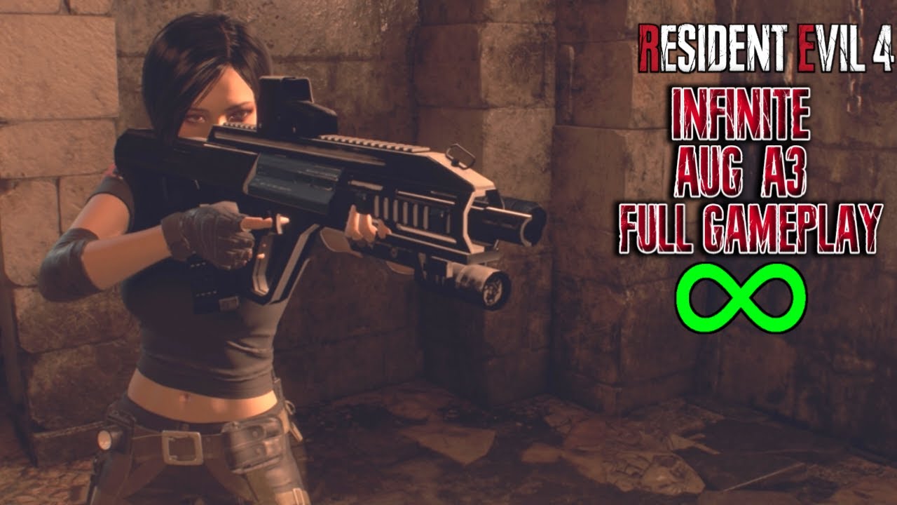 INFINITE AUG A3 ONLY!! Full Gameplay - Resident Evil 4 Remake Separate ...
