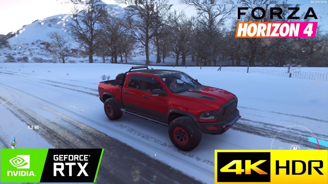 Forza Horizon 4 | Ram Rebel TRX 2017 | Logitech G25 | RTX 3060 | 4K 60 ...