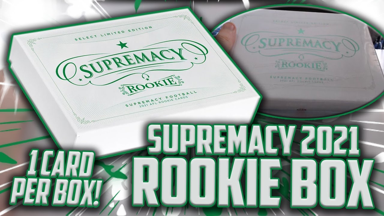 SUPREMACY 2021 ROOKIE BOX BREAK! MY SECOND BOX OF SELECT SUPREMACY ...