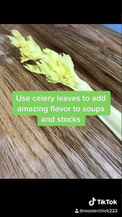 Celery tip - get rid of those annoying strings on your celery - YouTube