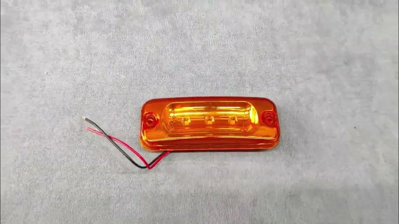 Фонарь LED 065 желтый 017 0002 - YouTube