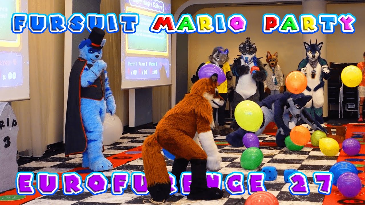 Fursuit Games - Mario Party - Eurofurence 27 in 2023 - YouTube