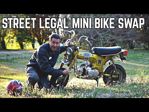 Honda Trail 70 125cc 4 speed Swap!