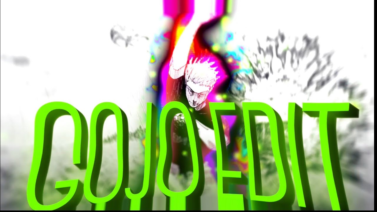 THE BEST GOJO EDIT I HAVE EVER MADE !! || made by (SHARPEDITZZZ ...