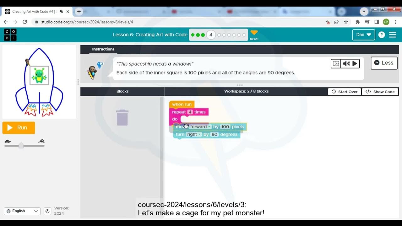 Learn Computer Science - Code.org - coursec-2024 L6L4 - YouTube