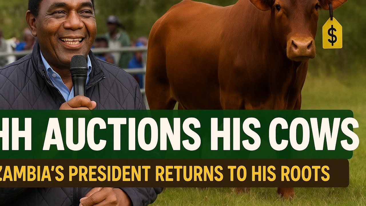 “Zambia’s President HH Auctions His Cows! 🇿🇲 | Humble Billionaire Move ...