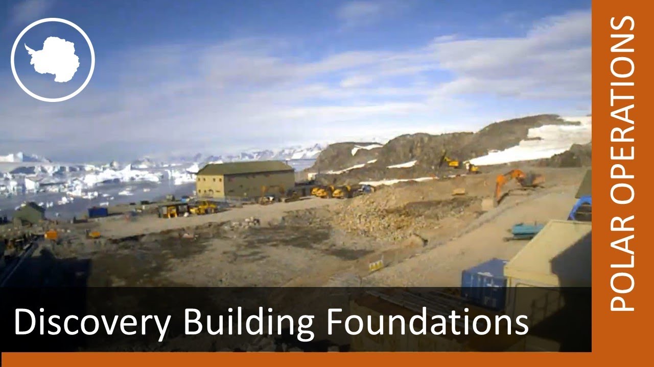Timelapse of Discovery Building Construction at Rothera Research ...