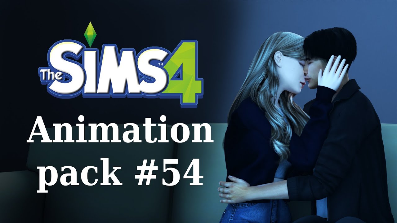 Animation Pack #54 - A kiss | Анимации Симс 4 - Поцелуй (Download ...