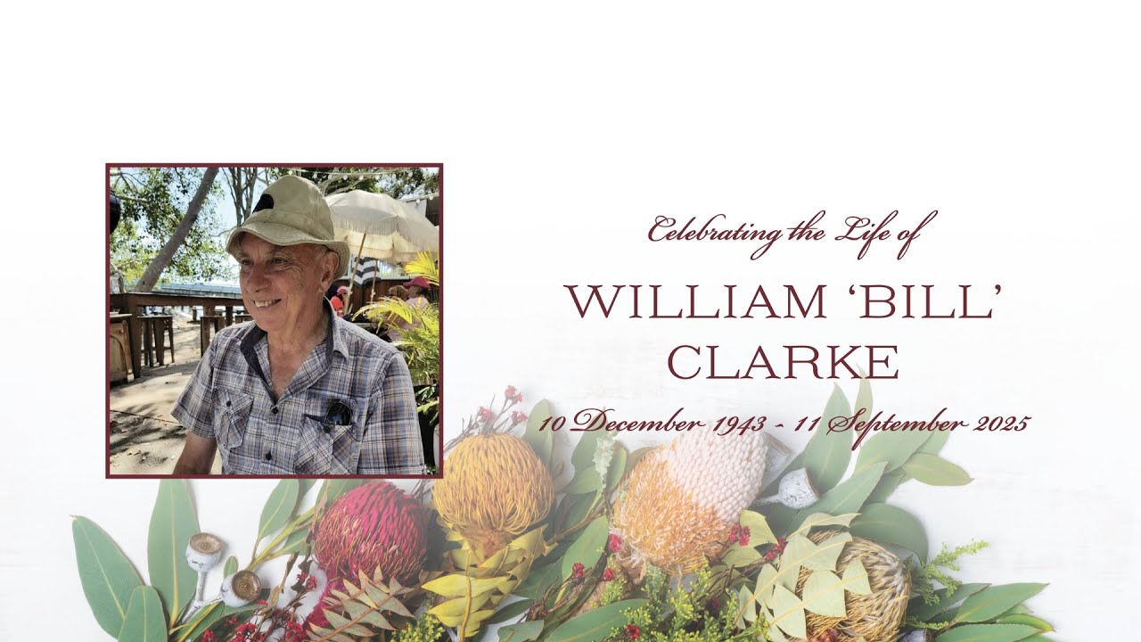 Memorial Service - Bill Clarke - YouTube