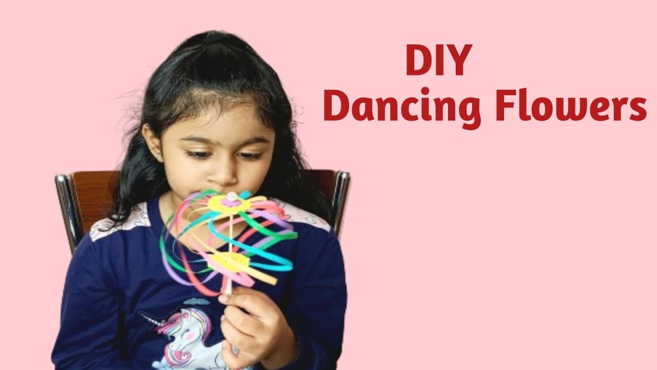 Easy Origami Paper Craft ideas🌸DIY Dancing Flower| Esther's Art and ...