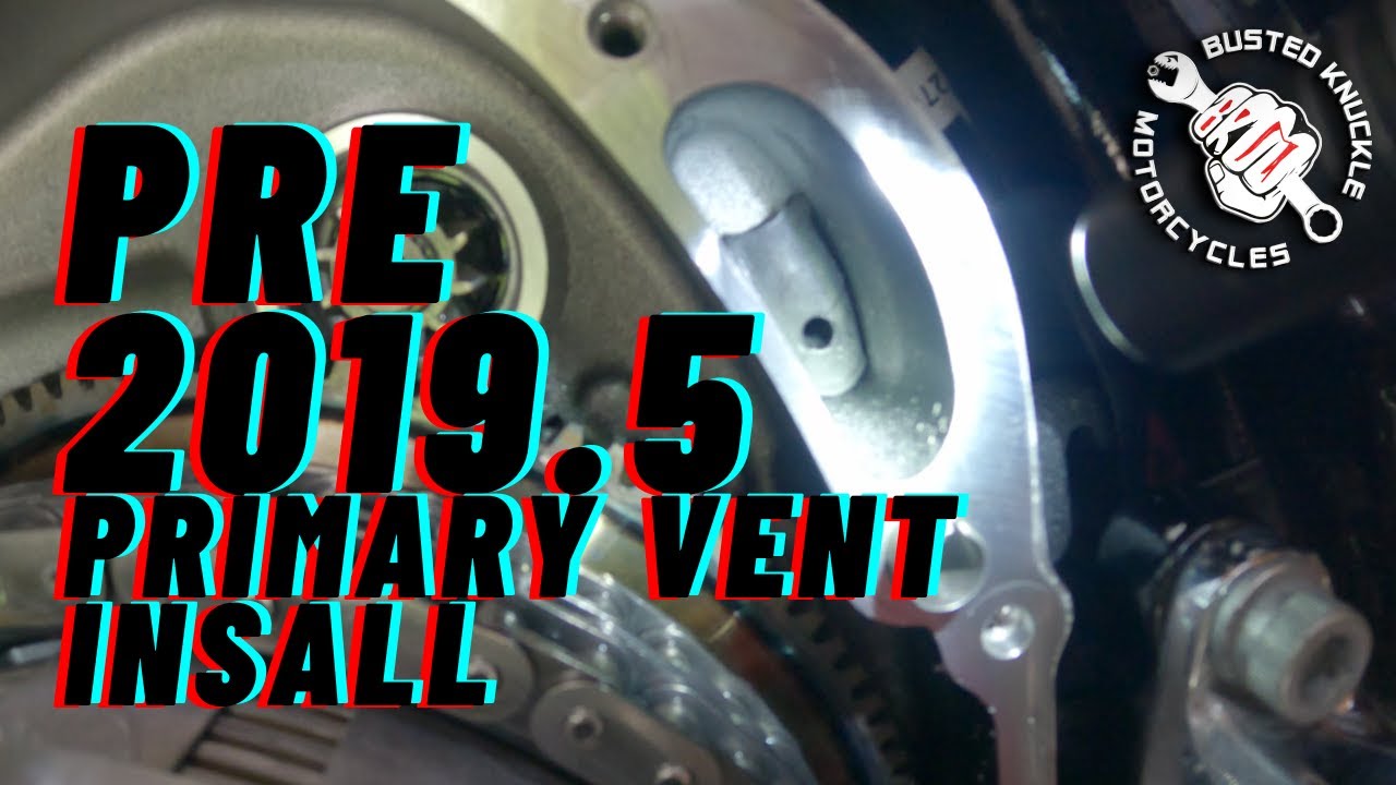 Primary Vent Install On Pre 2019.5 Harley Davidsons - YouTube