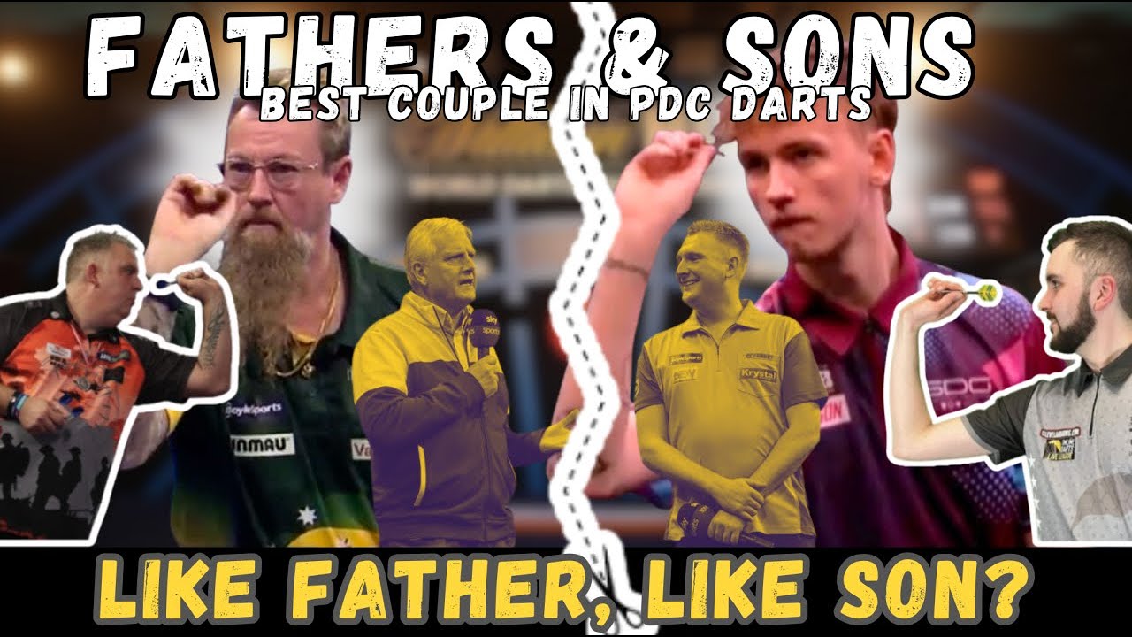 PDC DARTS: TOP FATHER-SON Duos of LEGENDS and rising STARS - YouTube