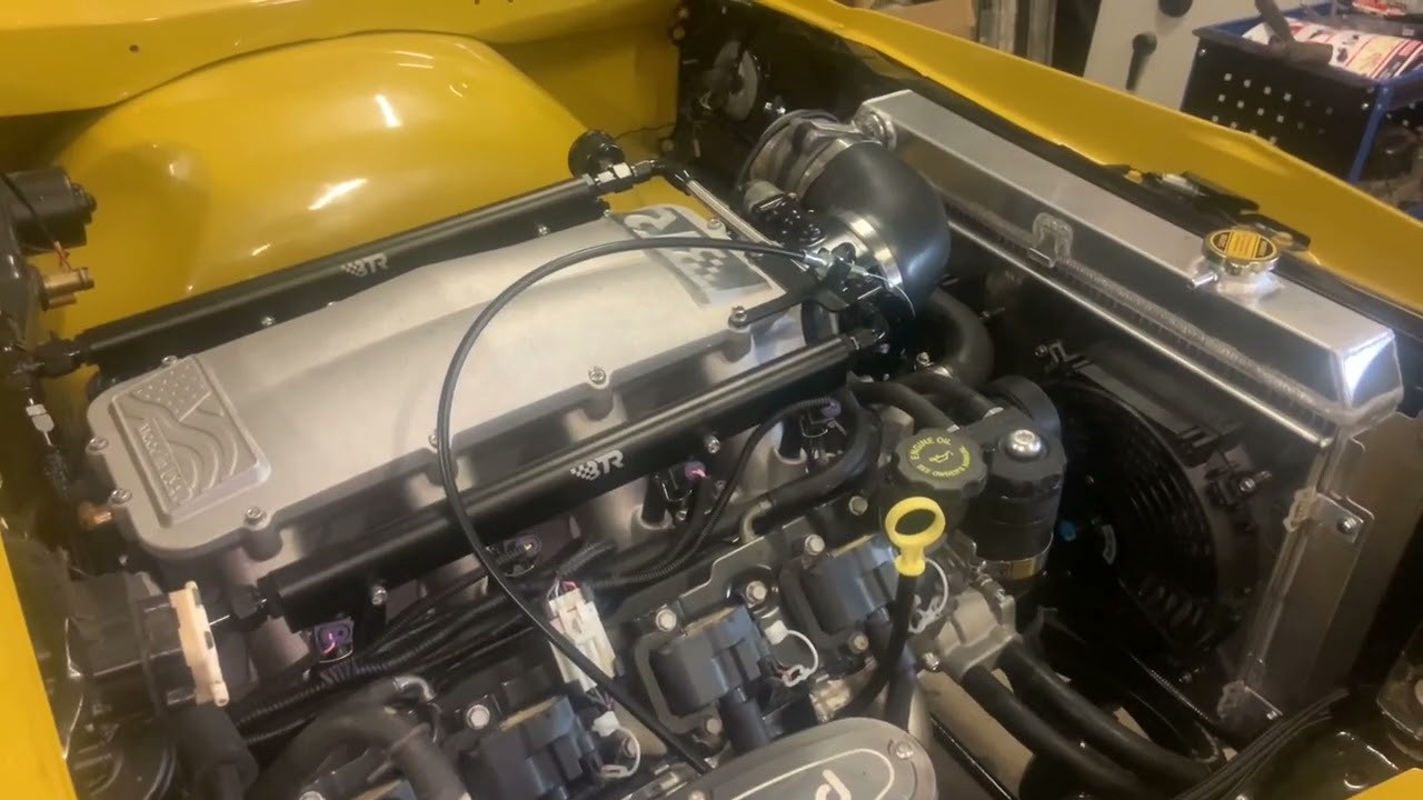 HQ Holden LS1 swap First start - YouTube