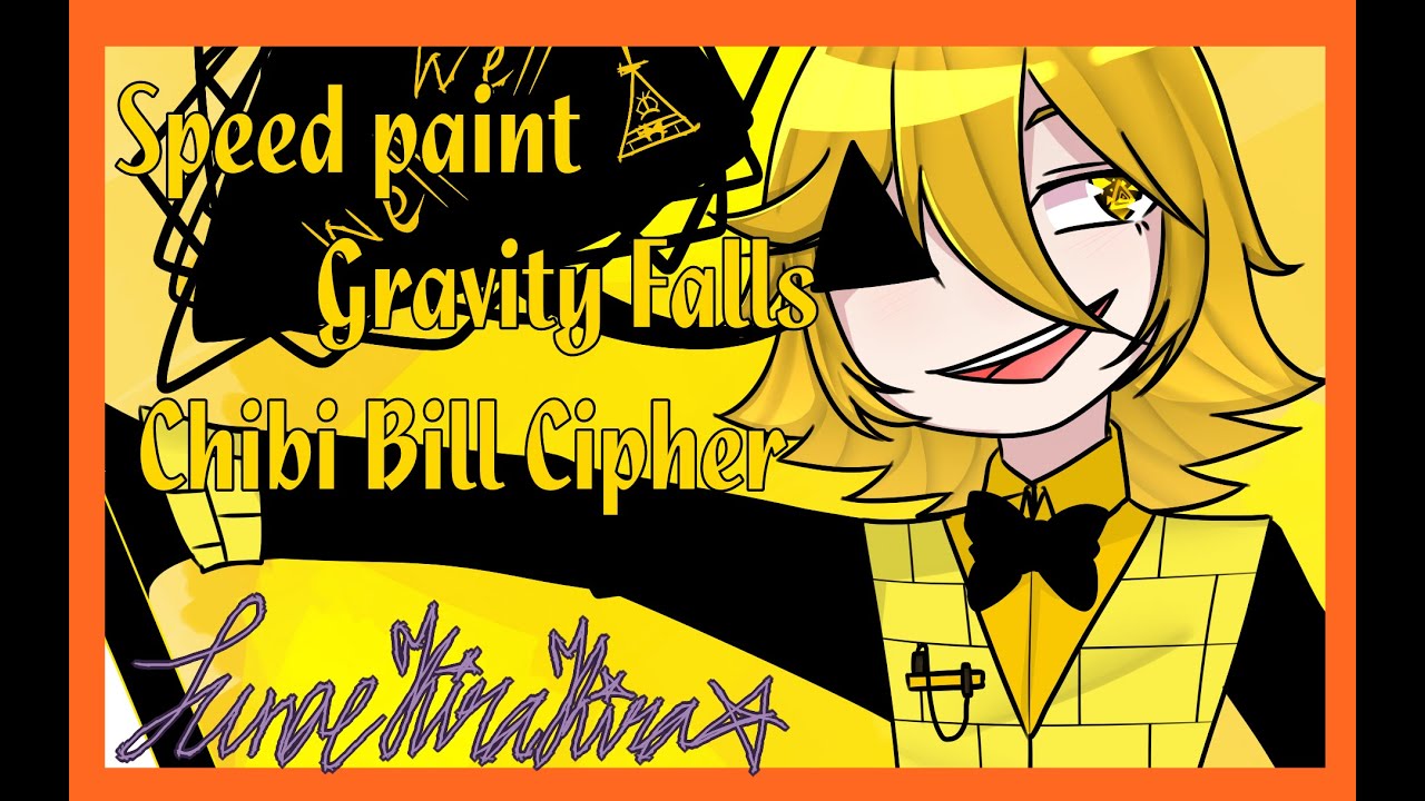 [Speed paint] Gravity Falls - (Chibi) Bill Cipher - YouTube