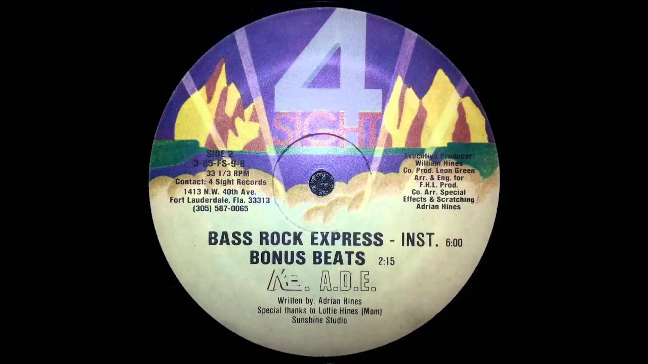 MC ADE - Bass Rock Express (Instrumental) - YouTube