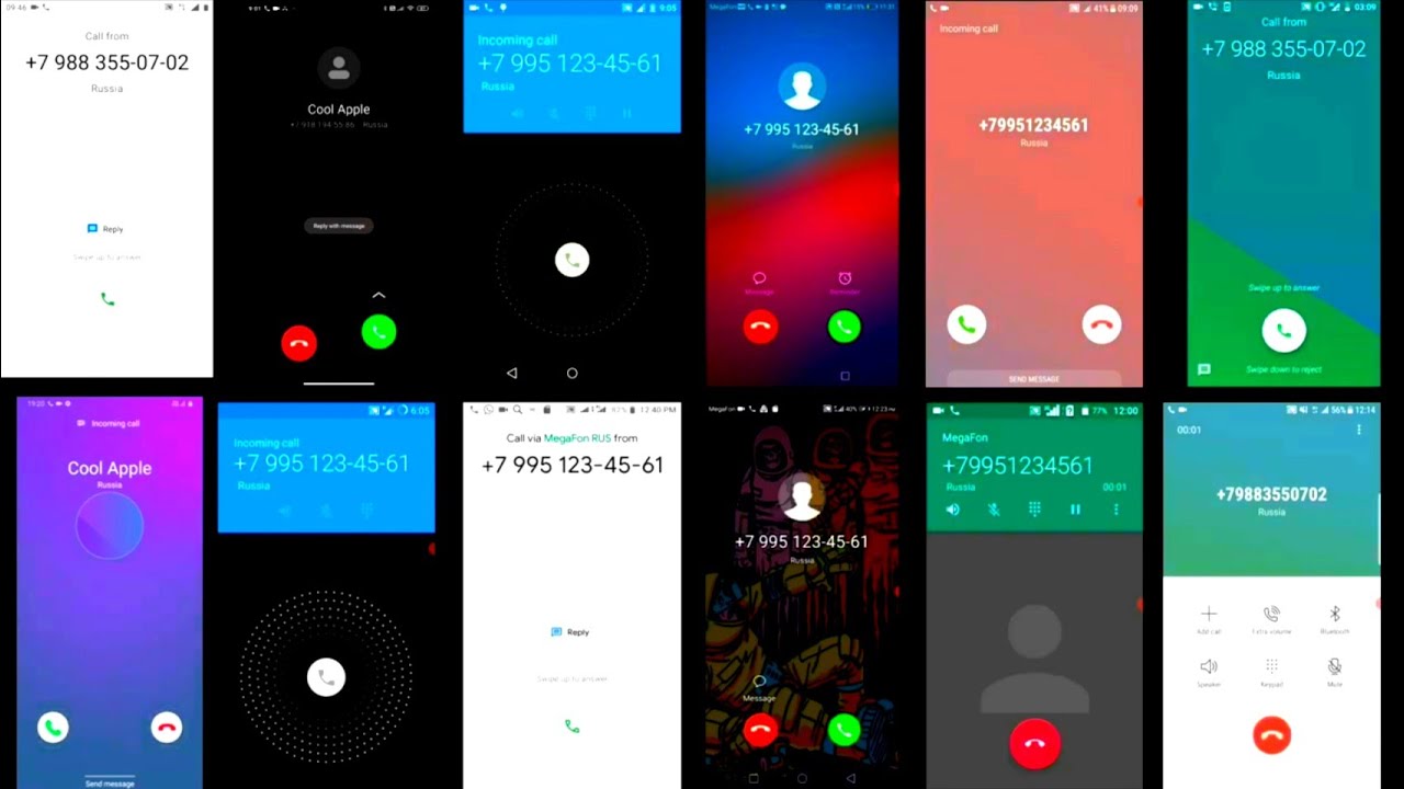 Screen recorder mix #107 / Incoming calls - YouTube