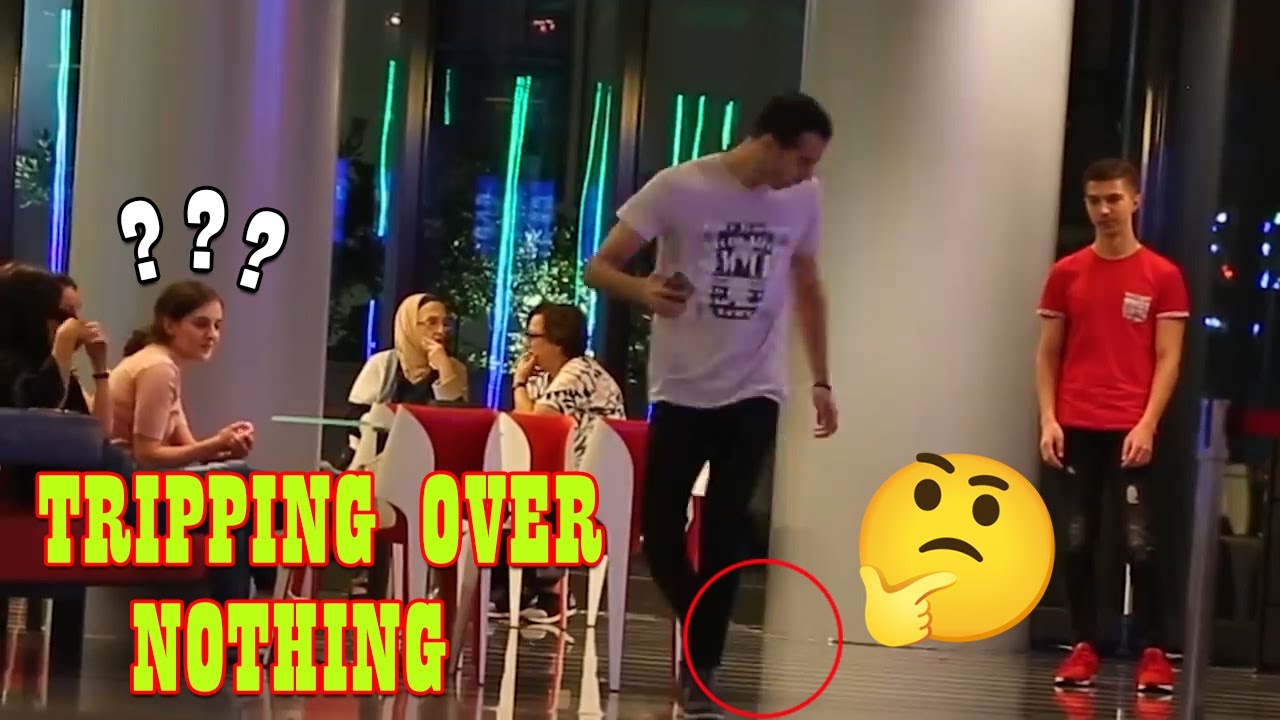 TRIPPING OVER NOTHING PRANK | FUNNY PRANK #2 - YouTube