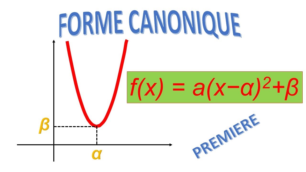 Forme canonique - YouTube