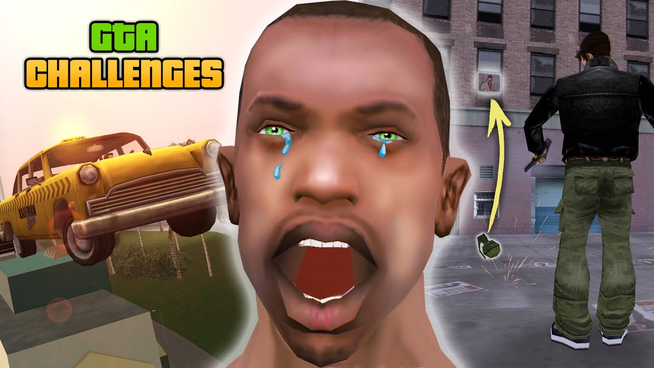 10 Minutes Of Insane Challenges in GTA San Andreas, Vice City & III ...