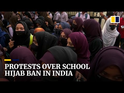 School hijab ban triggers clashes between Hindu and Muslim students in India’s Karnataka state