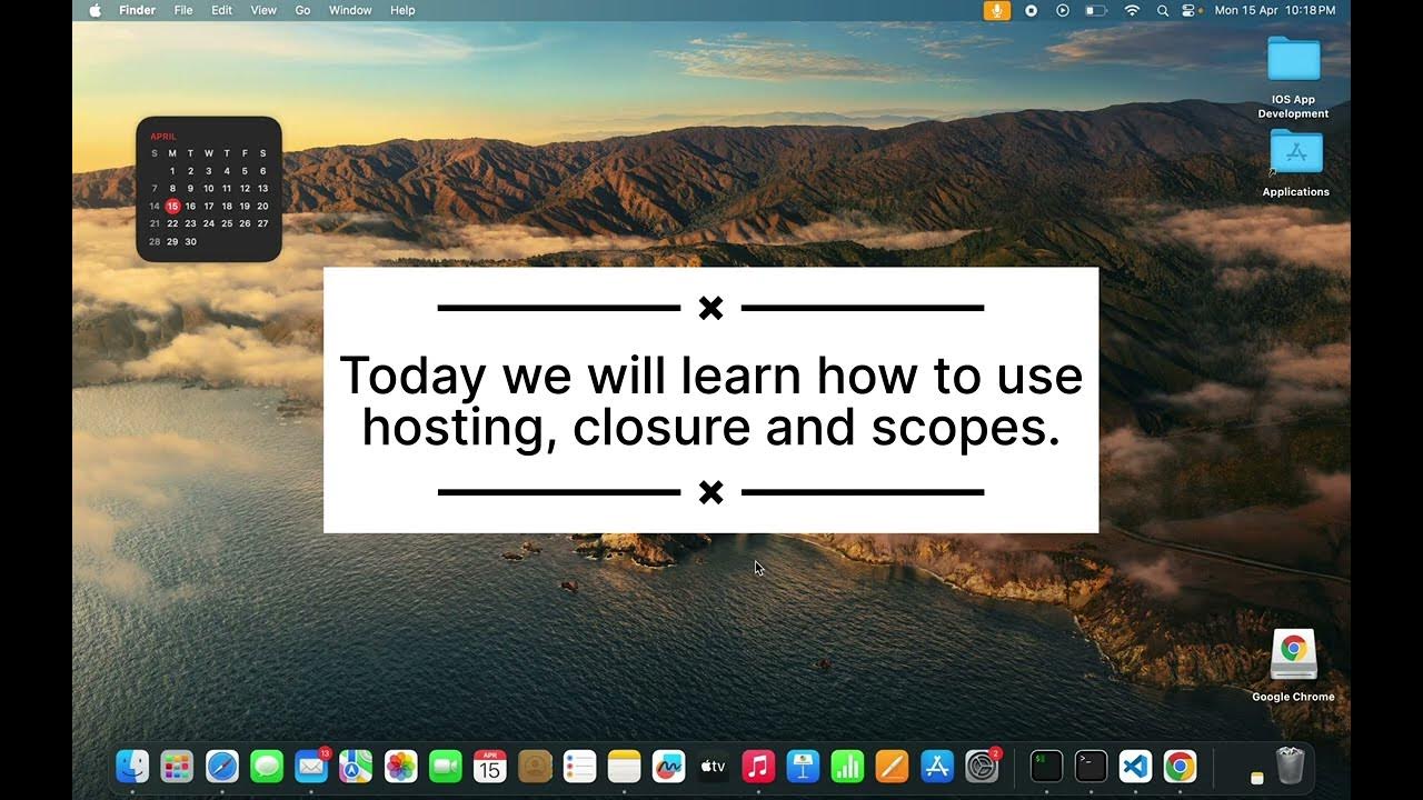JavaScript Hosting, Closure and Scope (ES6) || JavaScript Tutorial - YouTube