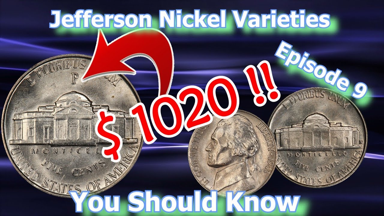 Jefferson Nickel Varieties You Should Know Ep.9 - 1941, 1942, 1955 ...