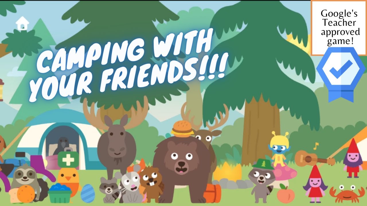 Sago Mini Camping Gameplay - Make New Friends. Find the Hidden Alien ...
