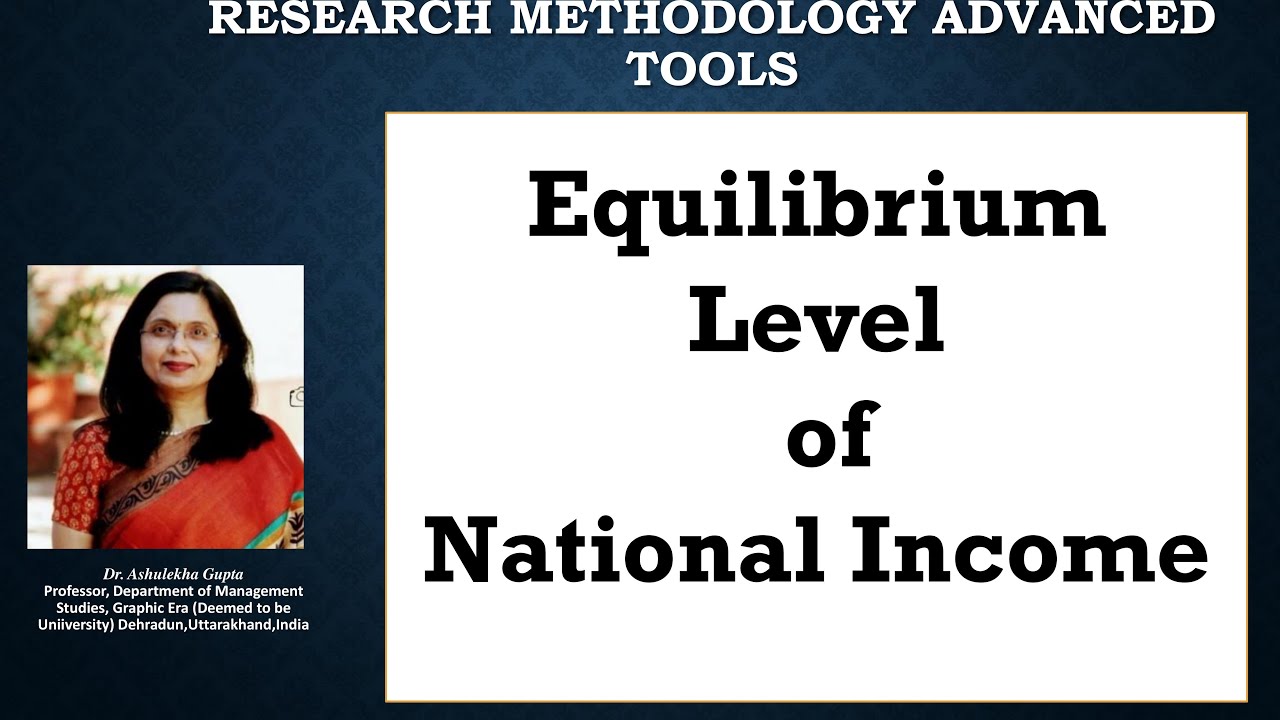 Equilibrium Level of National Income (aggregate) (demand) (supply ...