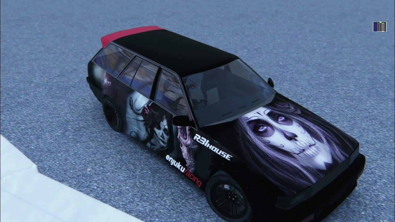 Assetto Corsa - Shibuya Drift with an R31 Skyline WAGON TURBO - YouTube