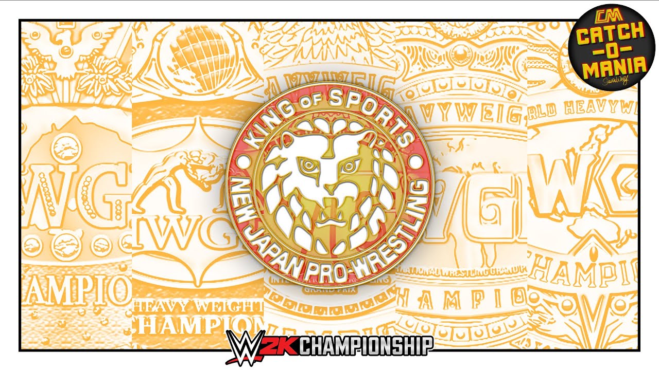 WWE2K | NJPW IWGP HEAVYWEIGHT CHAMPIONSHIP SET | CREATION | CatchoMania ...