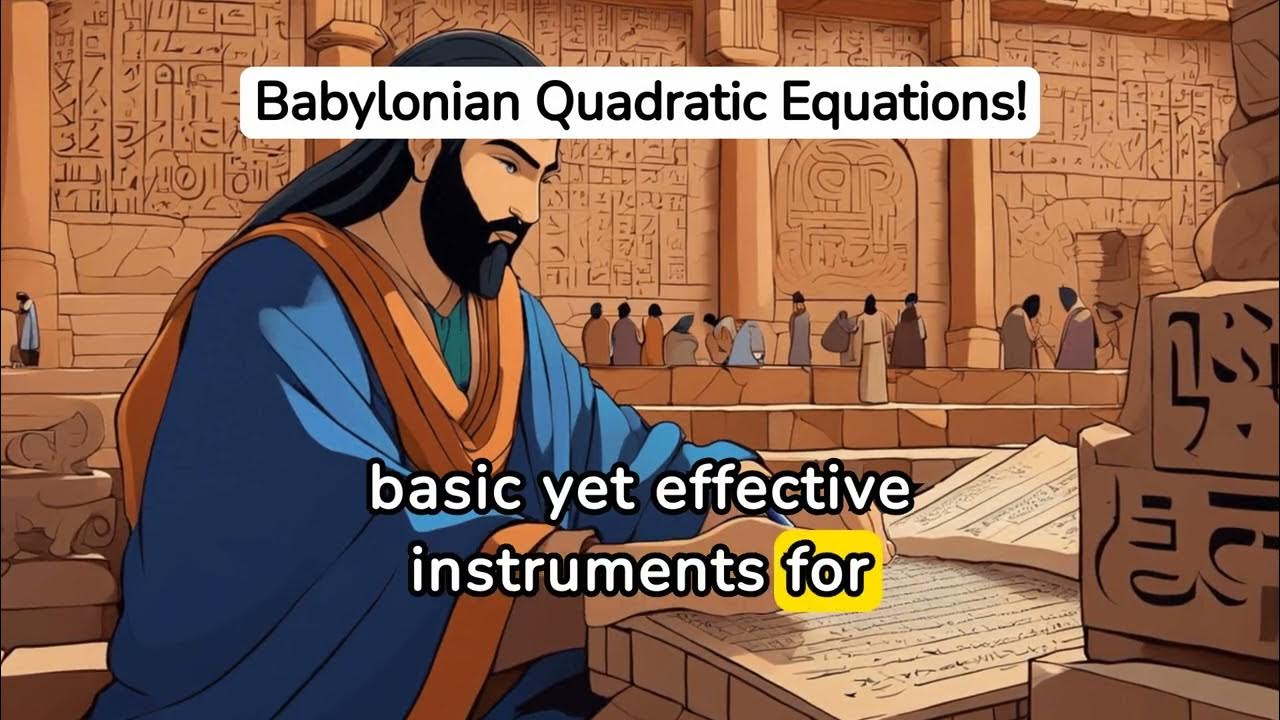"Unveiling the Treasures of Ancient Mathematics: Deciphering Babylonian ...