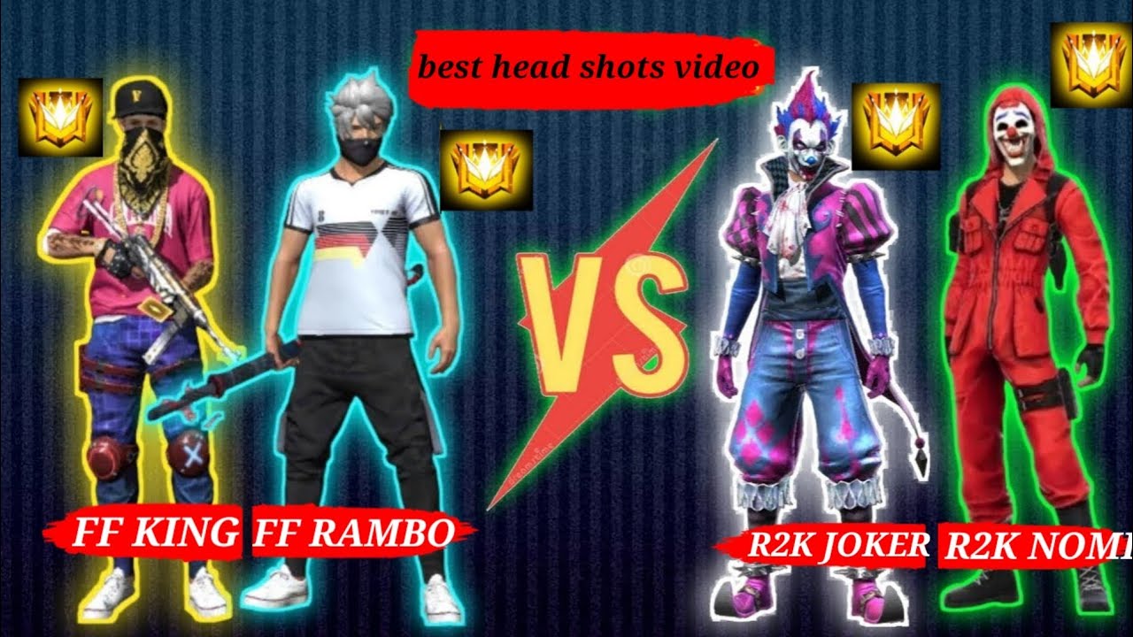 FF KING 2VS2 RKG JOKER😱😱😱best headshot🔥 long Wolf game 🔥main 🔥free fire ...