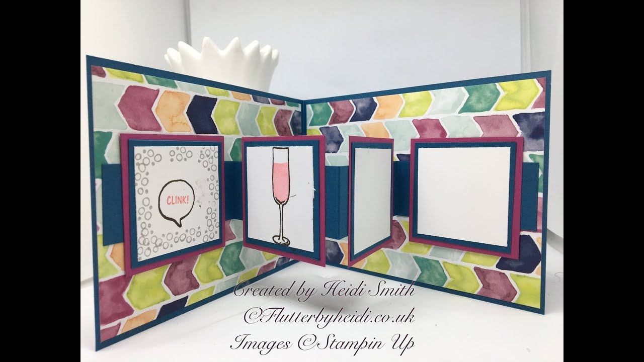 How to make a pop up inner card M or W card Fun Fold CRAFT HOW TO Fun ...