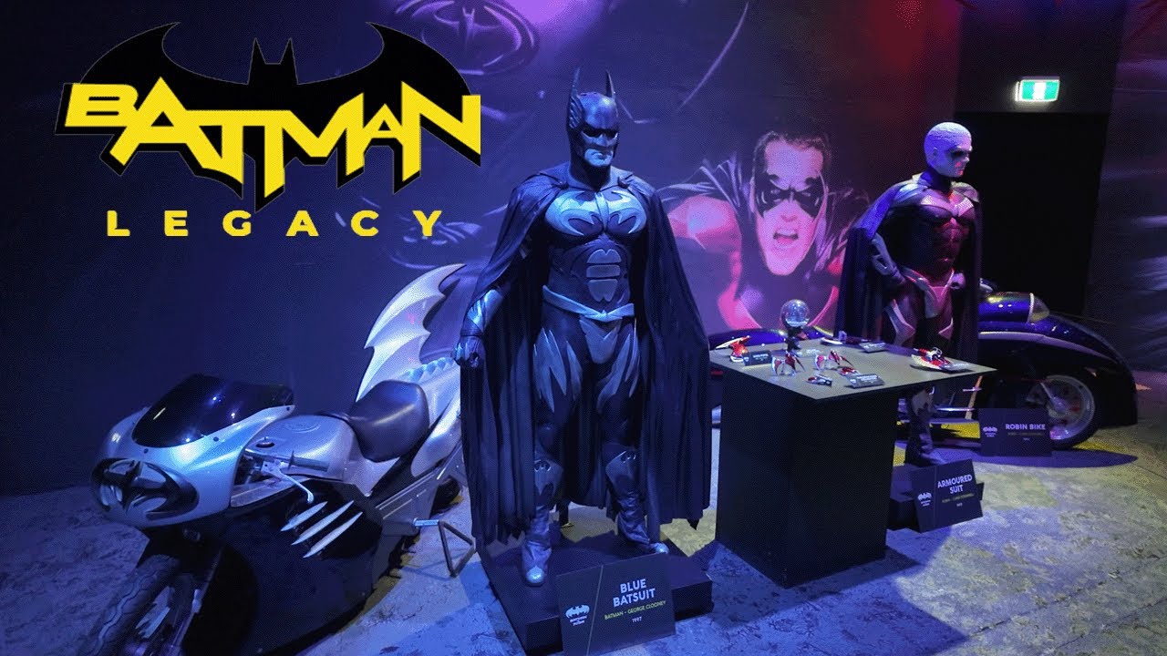 Real Batman Movie Costumes! | Batman Legacy Exhibition at Warner Bros ...
