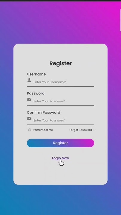 Login Form Html And Css Javascript 😱 Responsive Login Form In Html Css And Javascript Coding