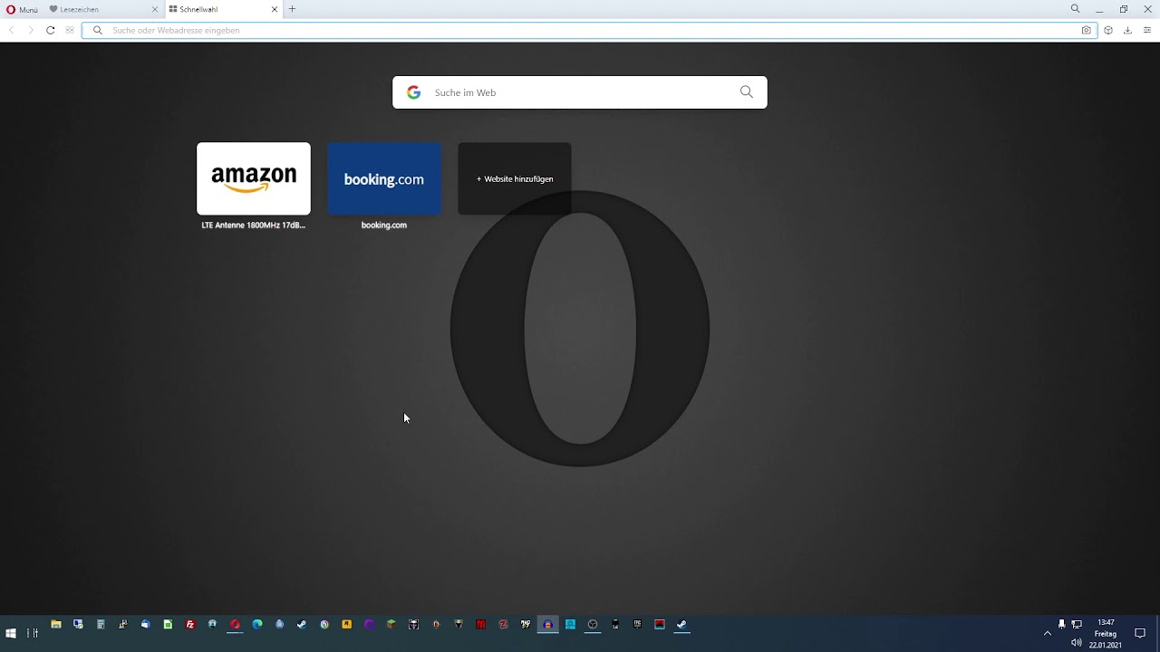 Tutorial: Opera Schnellwahl wiederherstellen - YouTube