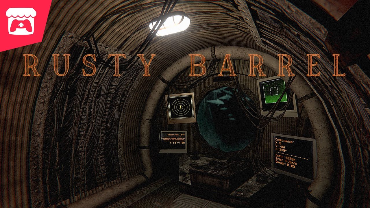Rusty Barrel - A short horror game in which you pilot a small, cramped ...