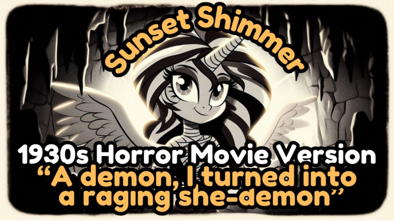 A Demon I Turned into a Raging She-Demon 1930s Horror Movie Mix Sunset ...