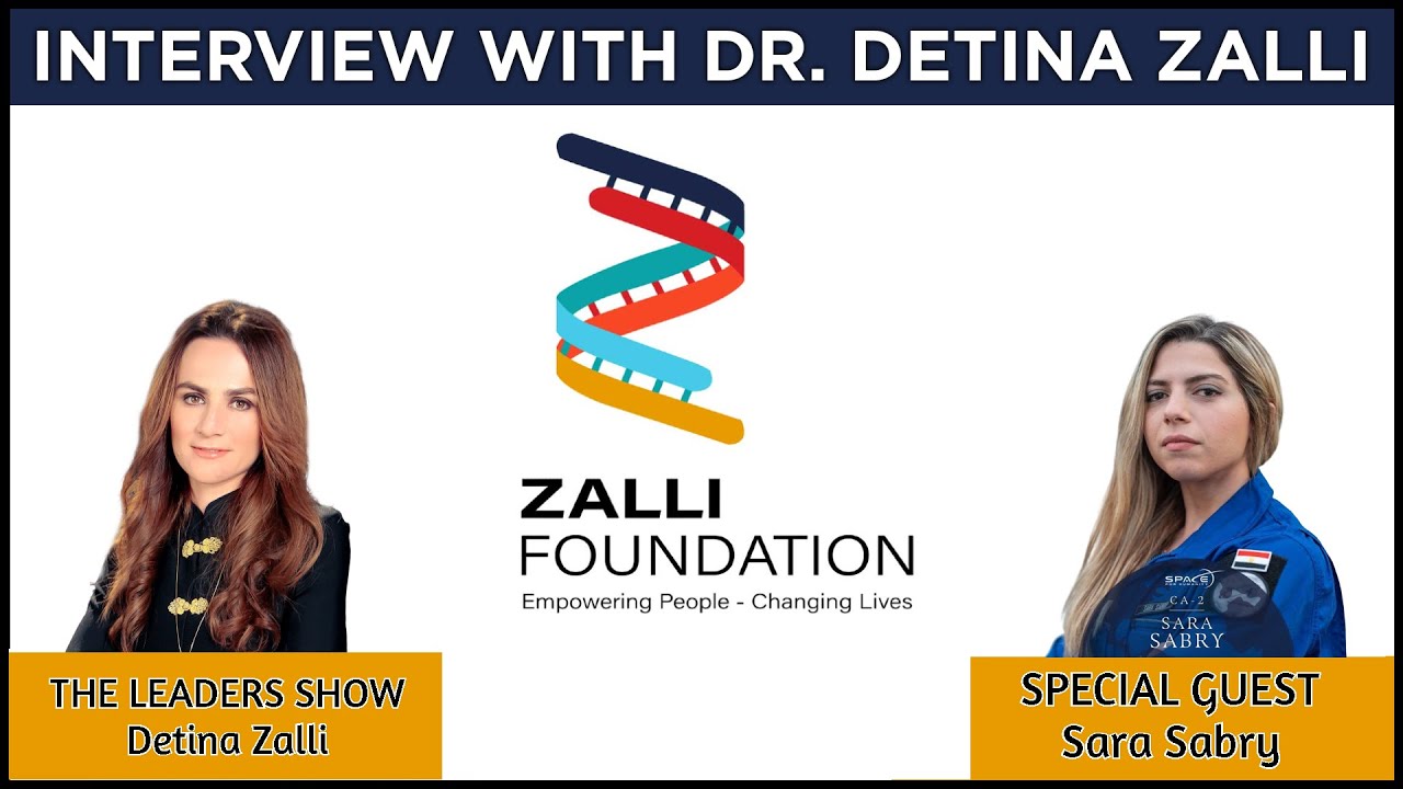 Dr. Detina Zalli interviews Sara Sabry, the First Egyptian and Arab ...