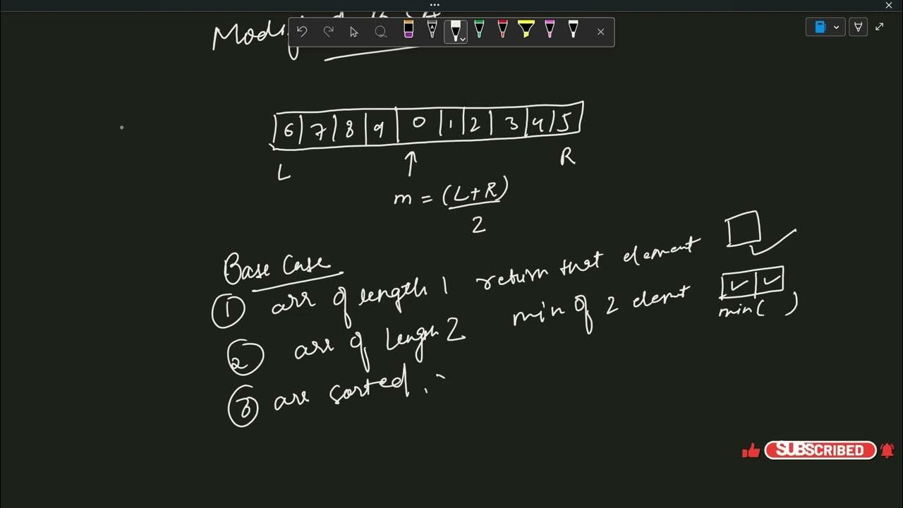 153. Find Minimum in Rotated Sorted Array Day-6 of Blind 75 #leetcode Questions Ace Coding ...