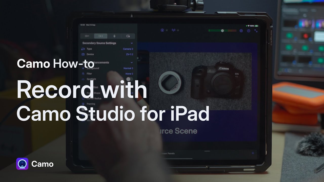 Record Pro Video with Camo Studio for iPad - YouTube
