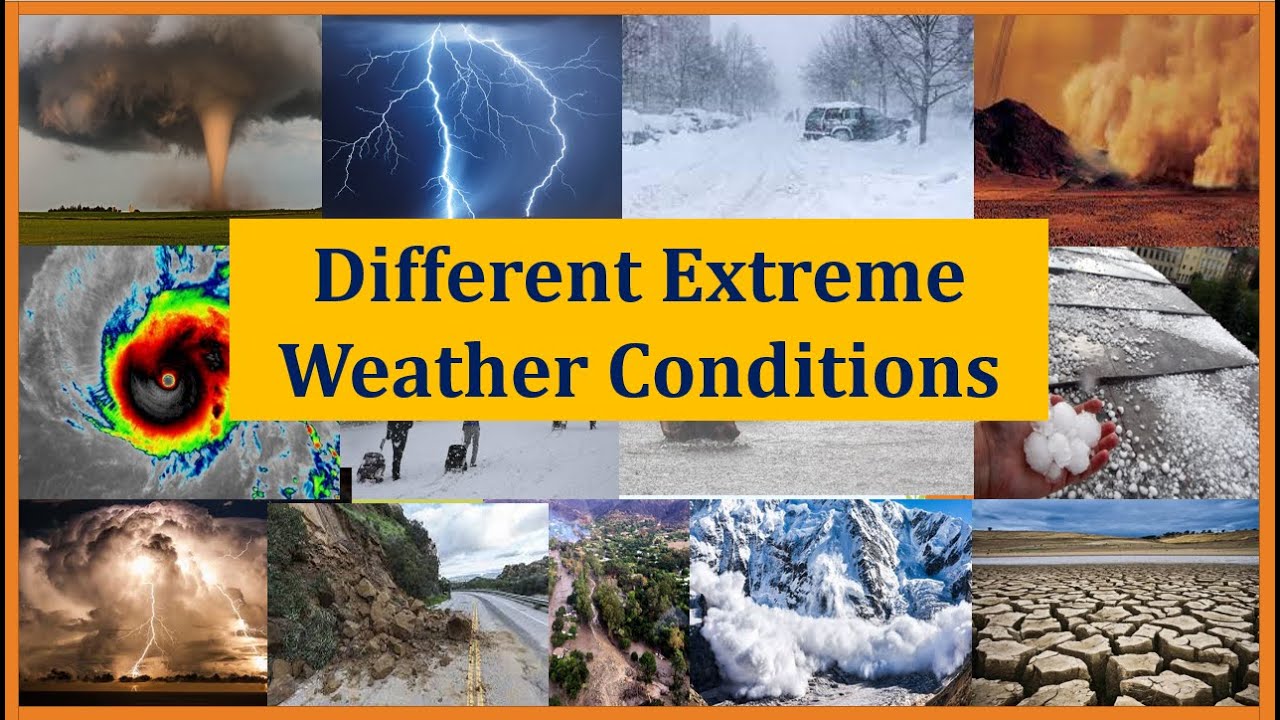 Different Extreme Weather Conditions #weather #weatherconditions # ...