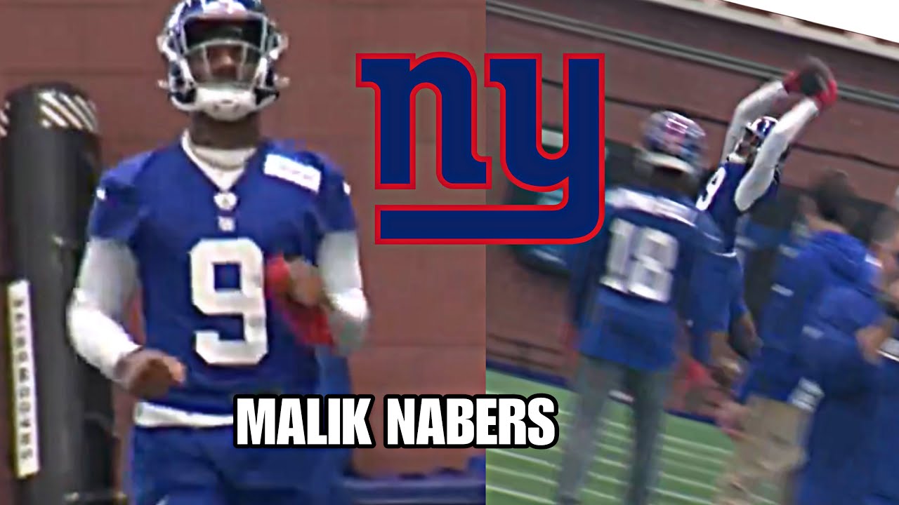 NY Giants ROOKIE Minicamp Highlights DAY 1 Malik Nabers makes FREAKISH ...