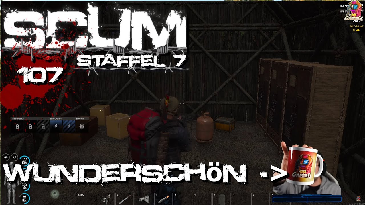 SCUM 📺 [107] Verlassener Bunker Einstellungen [ Deutsch Hardcore V0.9 ...