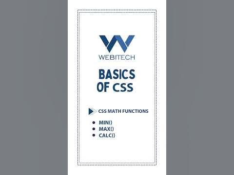 #webitechshorts (15) | How CSS Math Functions works in HTML with ...
