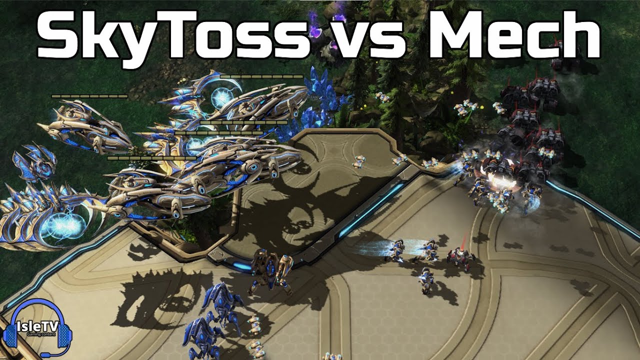 StarCraft 2: My Protoss vs Terran Mech (Live gameplay) - YouTube