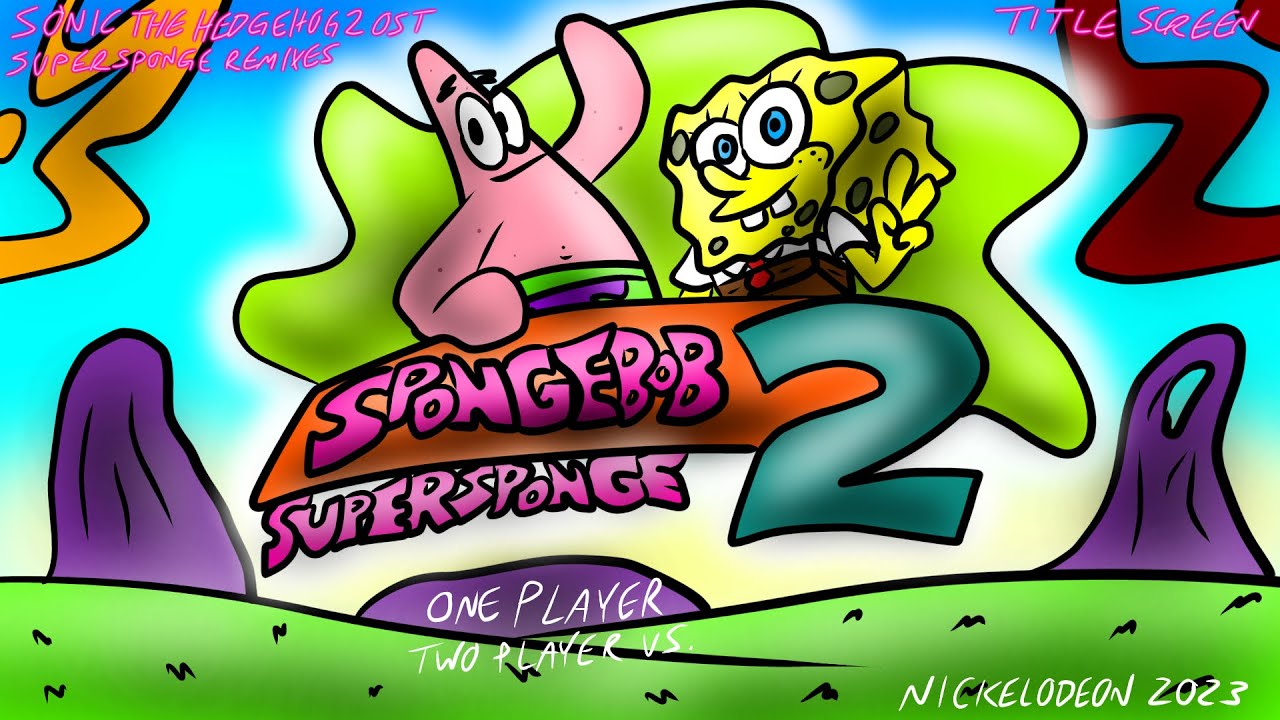 Sonic The Hedgehog 2 - Title Screen (Spongebob Supersponge Remix) - YouTube