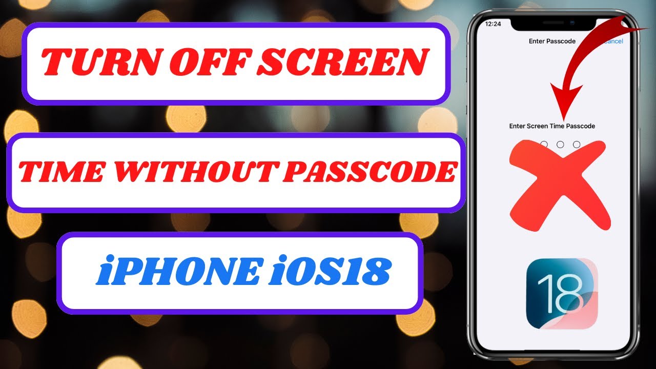 "How to Turn Off Screen Time on iPhone (iOS 18) Without Passcode | 2025 ...